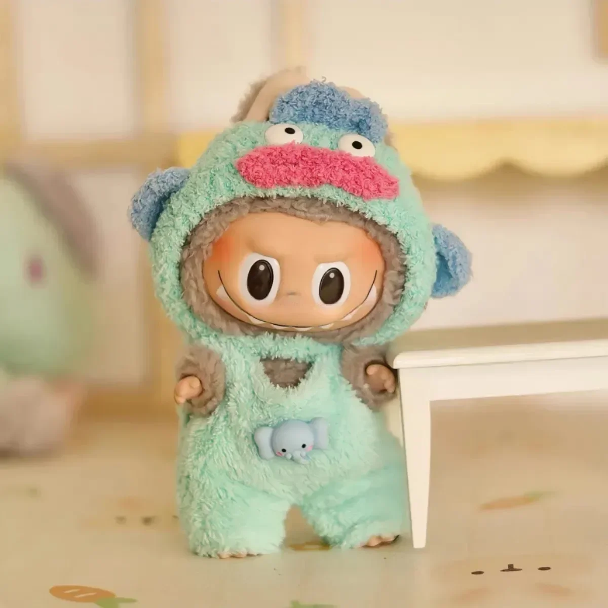 Ropa de muñeca Labu original de 17 cm con colgante de macarrón con ...