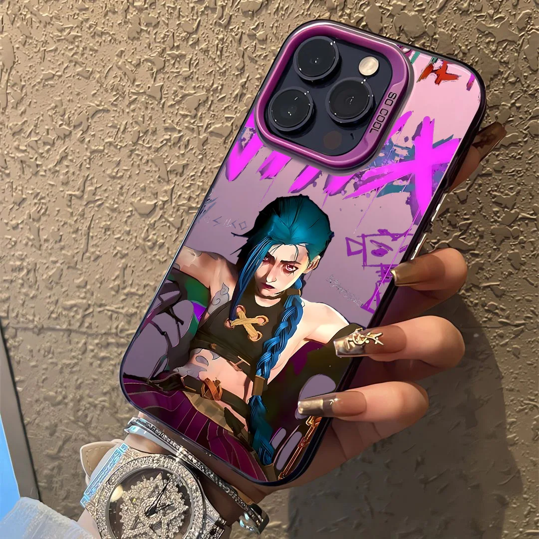 Anime Game Arcane Jinxs Matte Back Phone Case for P40 lite 5G (CYZ ...