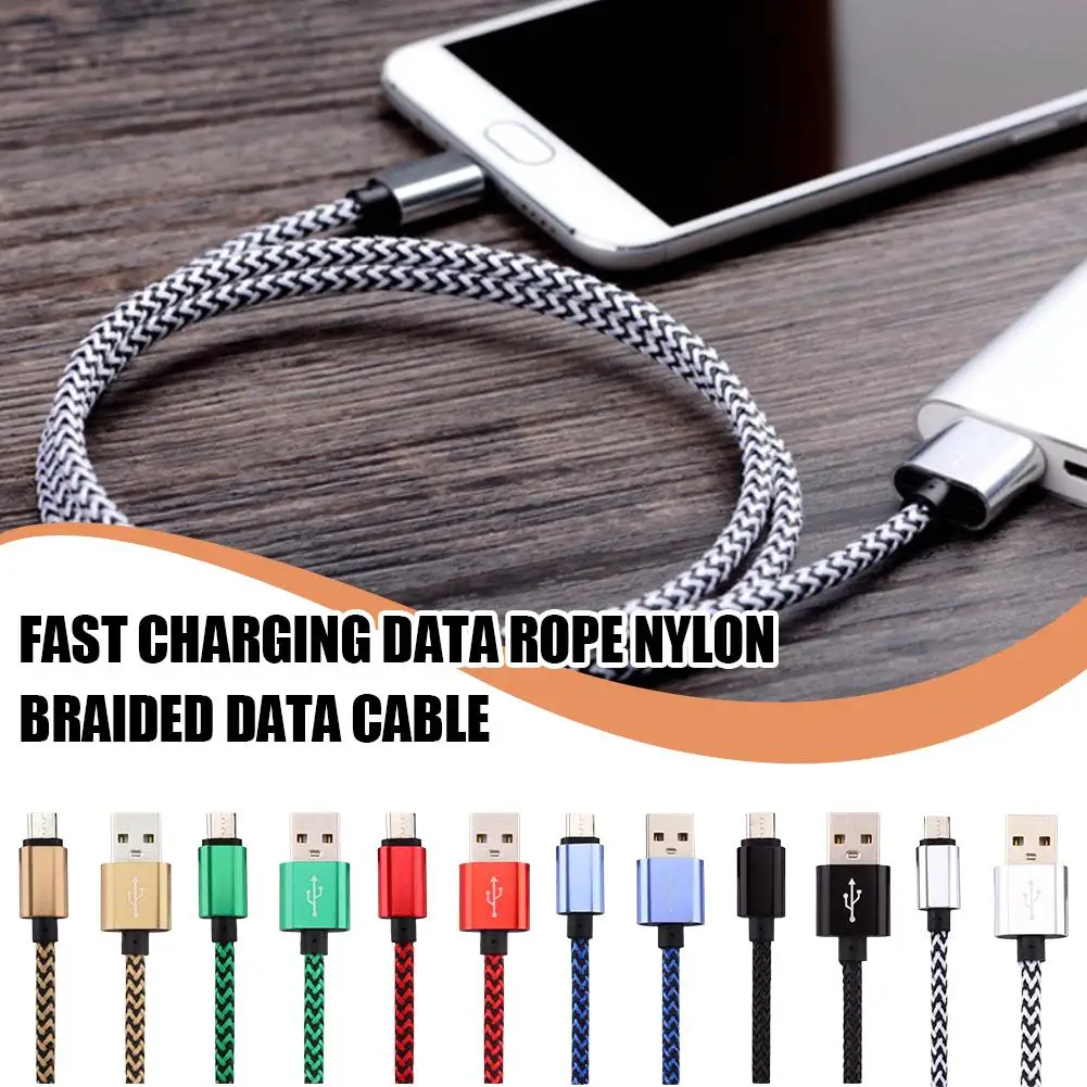 Micro USB Cable Android Charger Cable Long Braided Sync And Fast ...