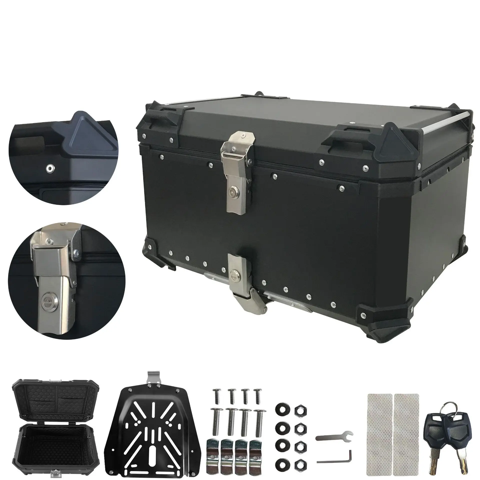 Aluminum-Alloy-Tailbox-Electric-Motorcycle-Trunk-Scooter-Electric ...