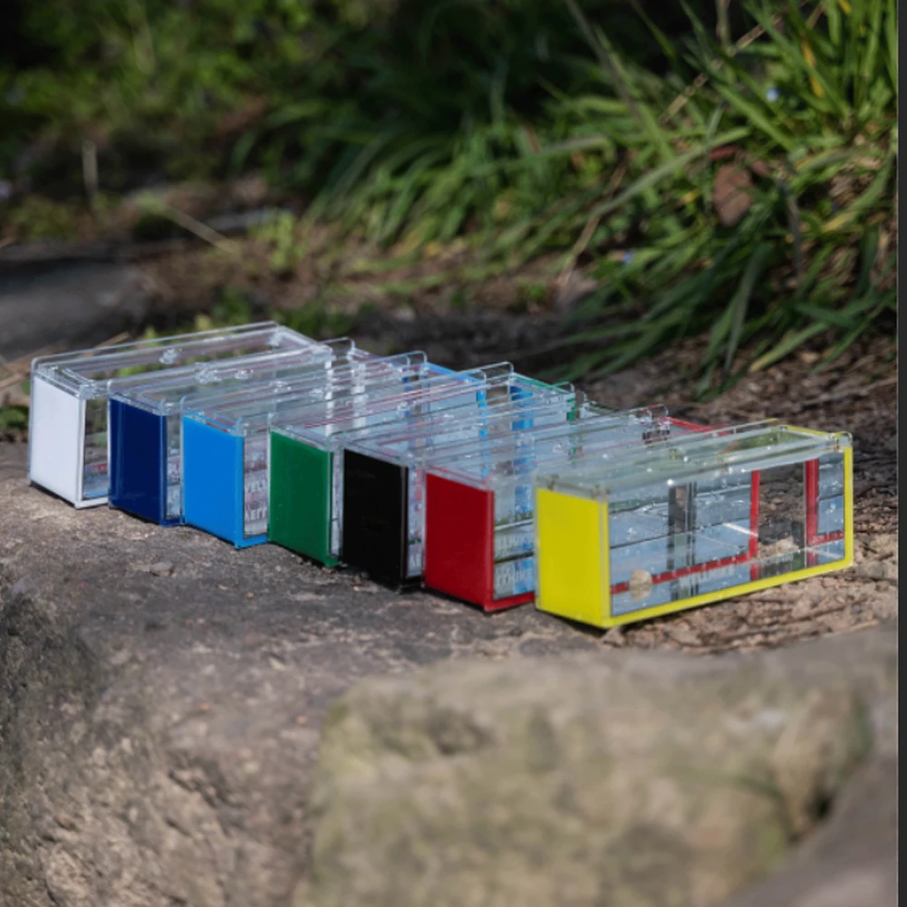 Transparent Fish Watching Box Anti-Scratch Mini Fish Viewing Container ...