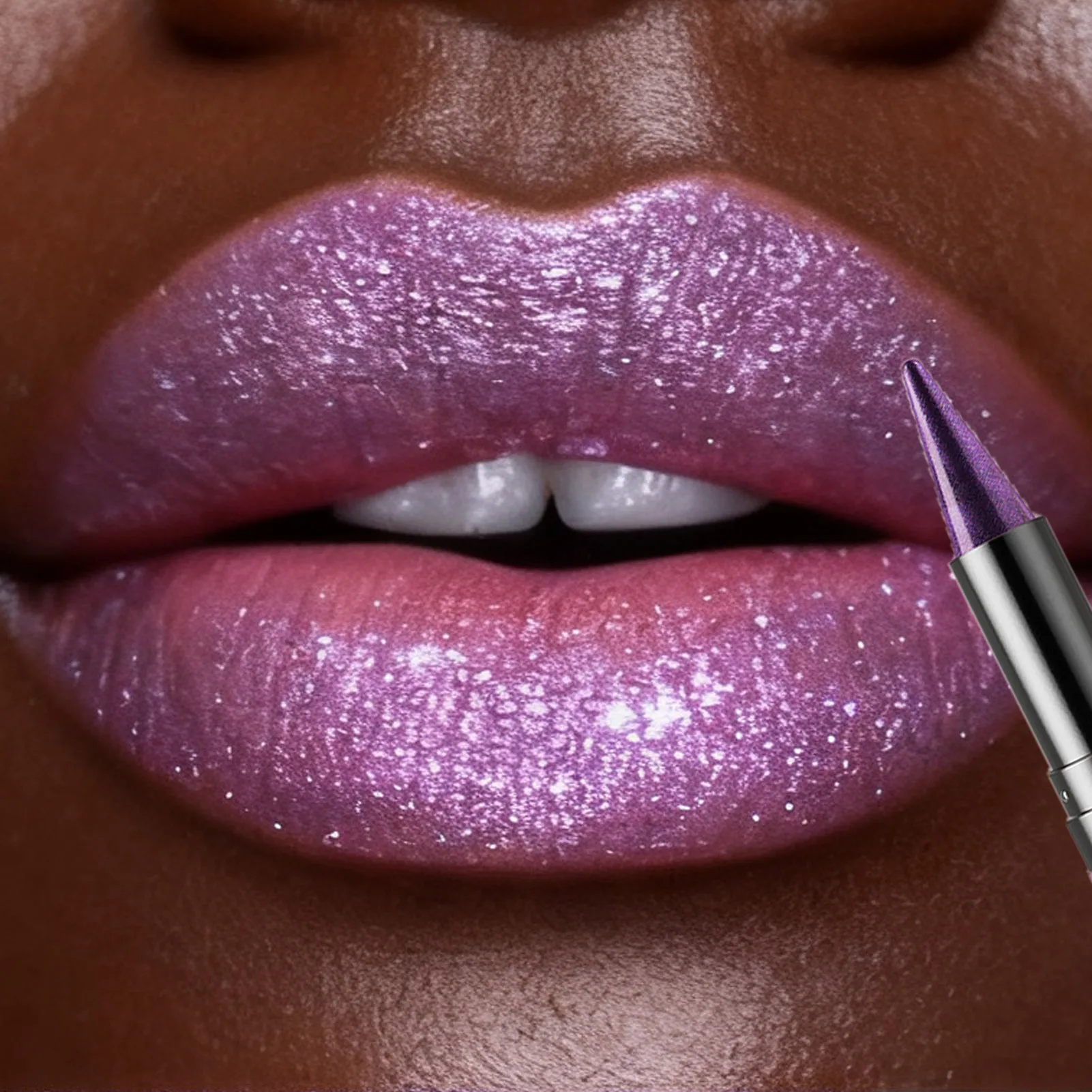 YOUNG VISION 3colors/pack Pointed Fine Glitter Lipstick Facial Multi ...