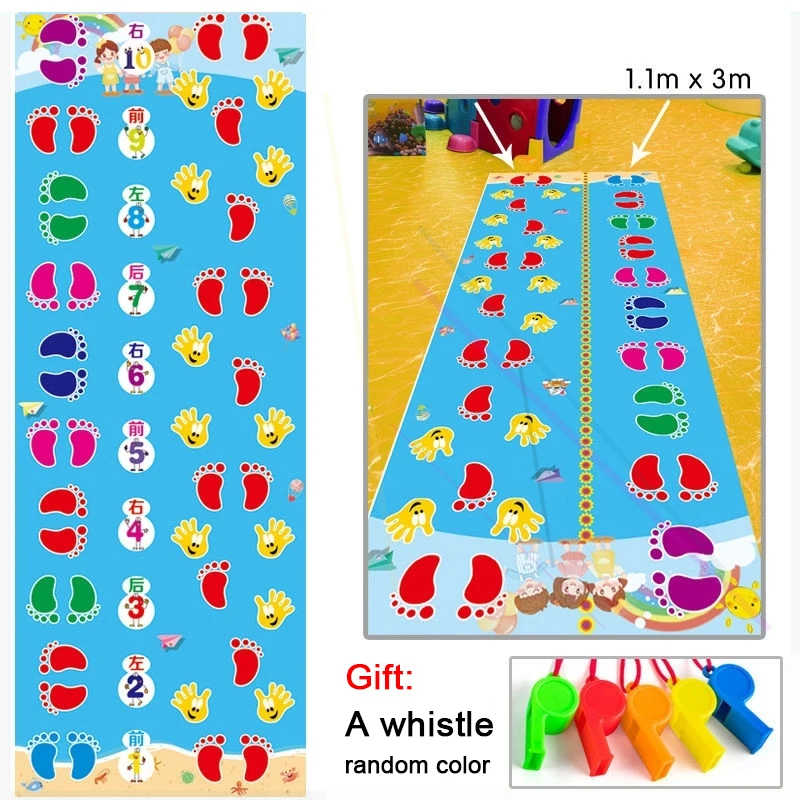 Best Hopscotch Game With Hands And Feet Kids Mat - KDBazar