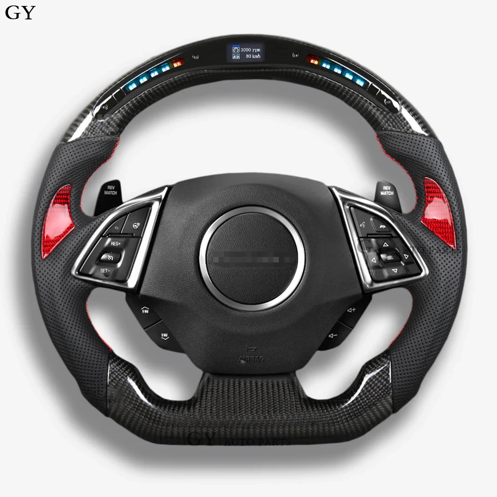 For-Chevrolet-Steering-Wheel-2016-2017-2018-2019-2020-2021-Corvette ...