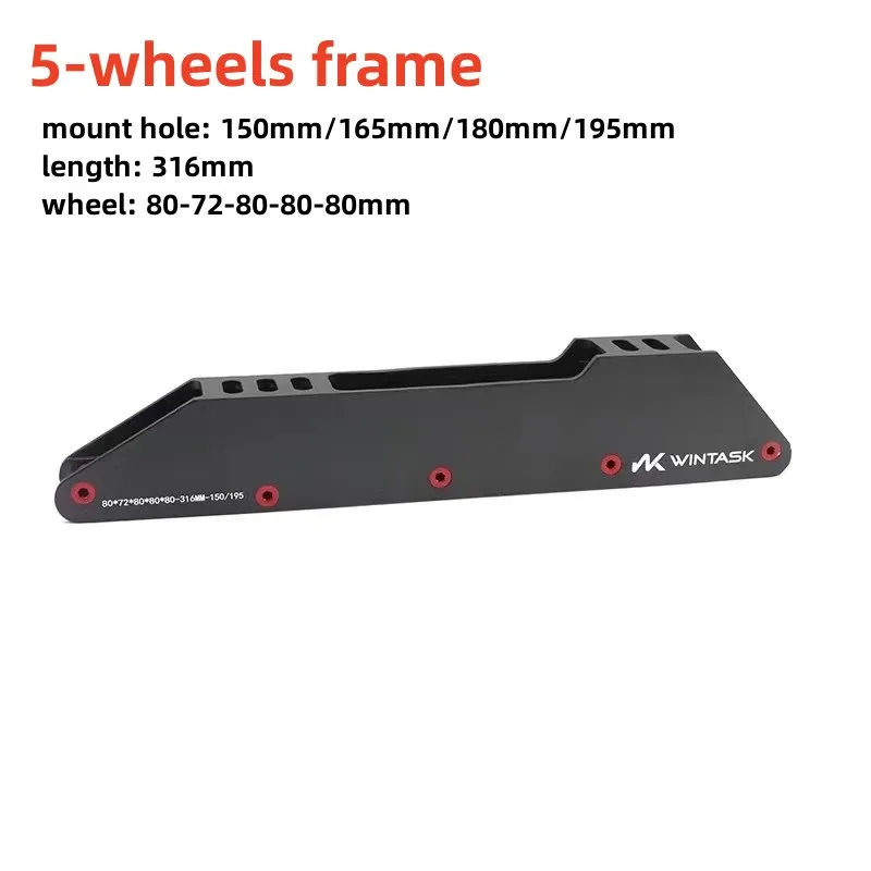 5-Wheels-Base-Aggressive-Skates-Chasiss-for-72mm-80mm-Inline-Skating ...