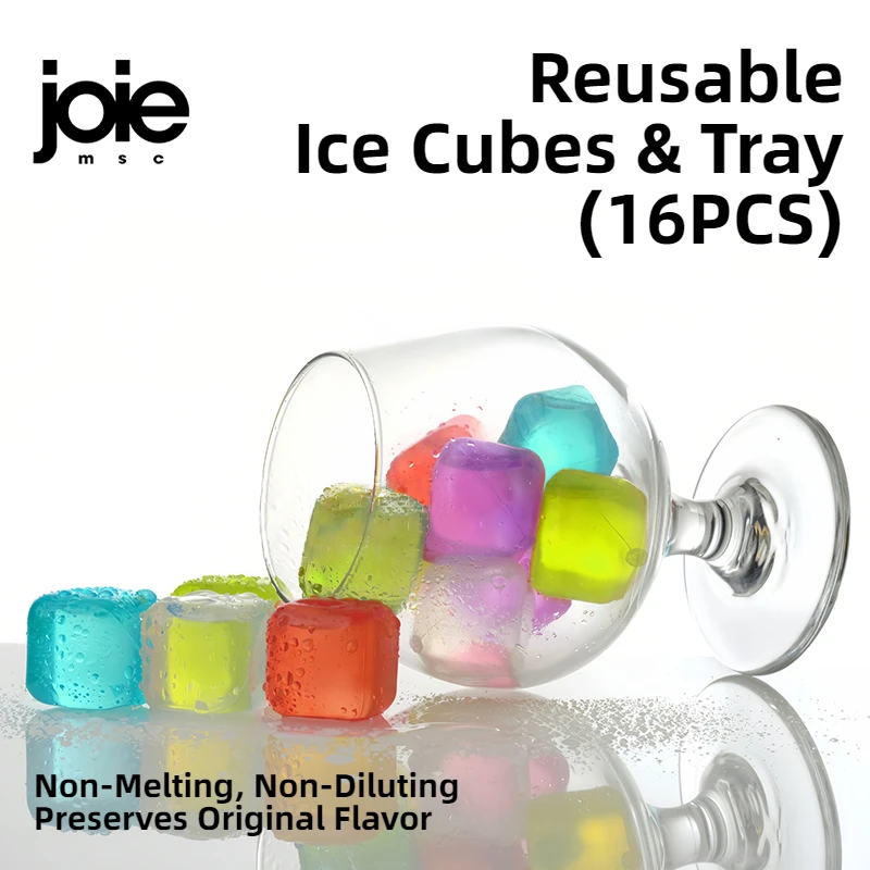Joie-Reusable-Ice-Cubes-Tray-with-Ice-Ball-Maker-for-Whiskey-and-Coffee ...