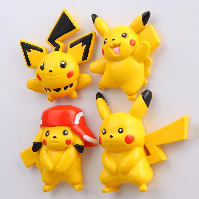 Pokemon-Kawaii-Pikachu-Action-Figure-Creative-3D-Fridge-Magnet-Cartoon ...