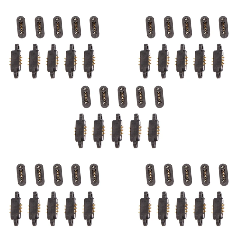 Conector magnético Pogo Pin con resorte, imanes de 3 posiciones, paso ...