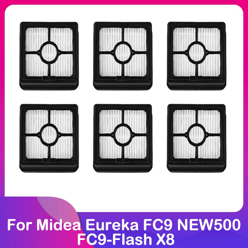 Spare For Midea Eureka FC9 NEW500 FC9 Flash X8 HEPA Filter Kit Vacuum Cleaner Part Accessories ...