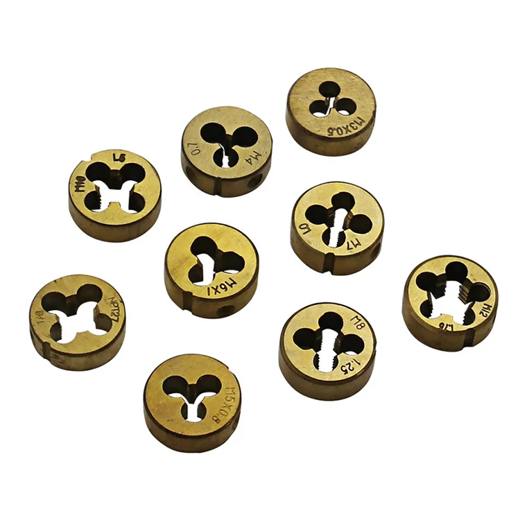 Tournevis,Jeu de 20 matrices de taraudage Kit de filetage mâle plaqué titane Porte-vis métrique ...