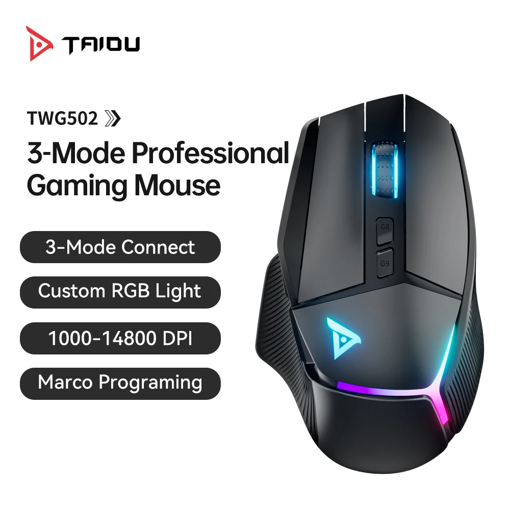 Rat-n-para-juegos-TAIDU-TWG502-con-rat-n-inal-mbrico-Bluetooth-RGB-2-4G ...