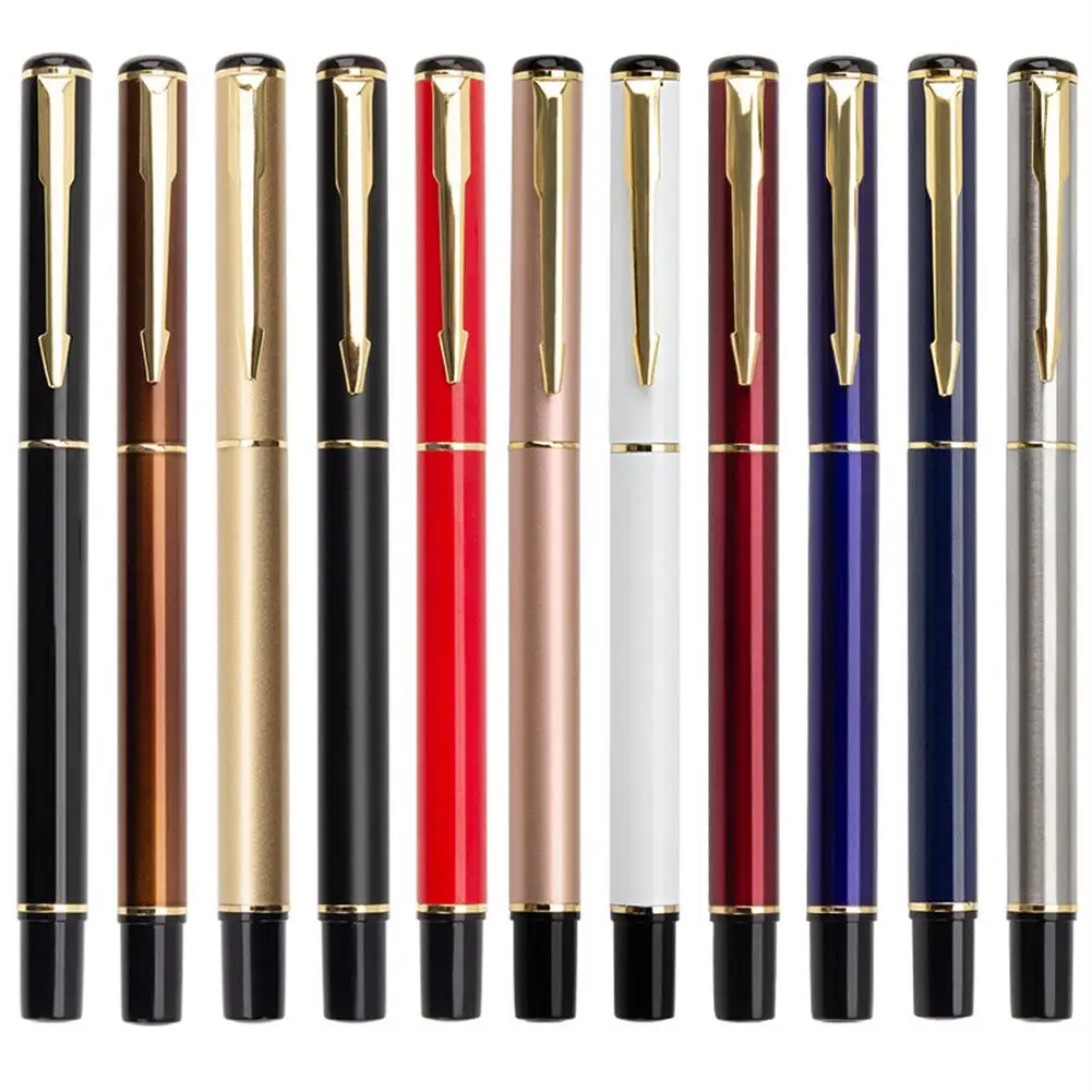 Professional-Fountain-Pen-Full-Metal-Pen-Students-Smooth-Writing-Pens ...