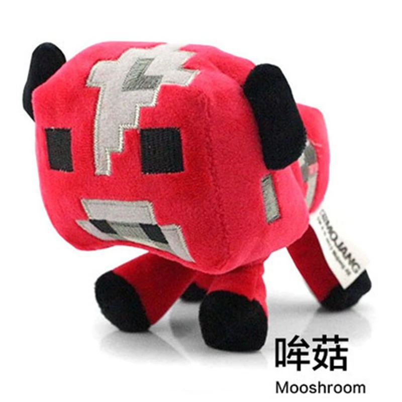 1PC Game Figure Minecraft Animal Plush Doll Toy Pig Enderman Creeper ...