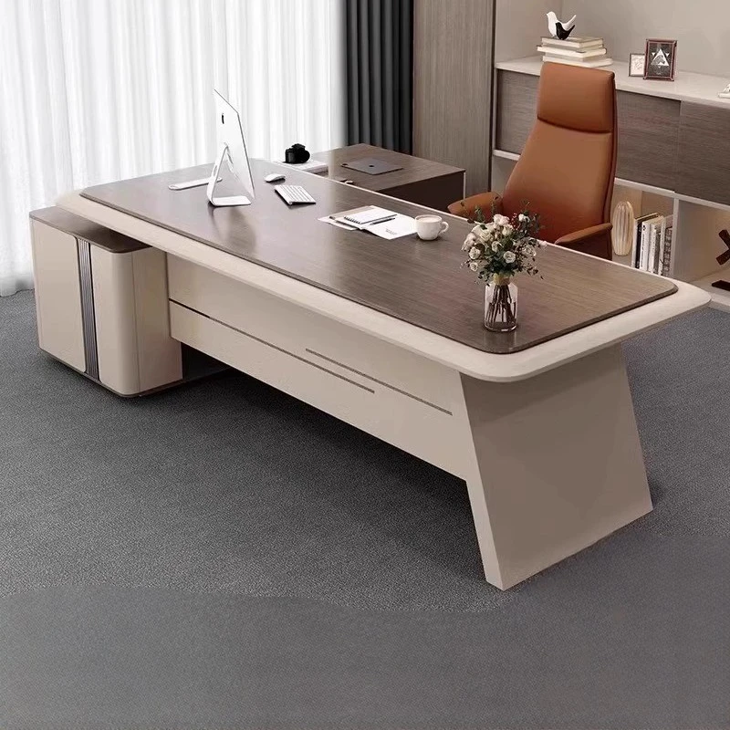 Office-chair-combination-casual-modern-tailoring-table-executive-desk ...