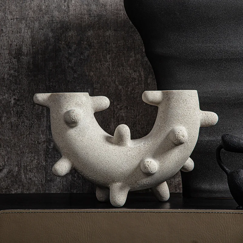 Abstract-Circular-Arc-Shape-Handicraft-Ornaments-Geometric-Cactus-Resin ...