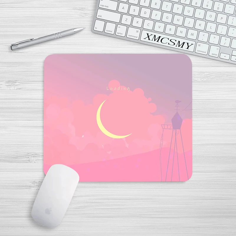 Cartoon-Gaming-Mouse-Pad-Lua-Rosa-Pequeno-Mousepad-Deskmat ...