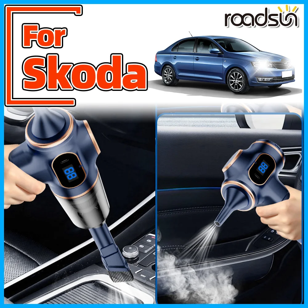Car Vacuum Cleaner High Power 95000PA For Skoda Octavia Fabia Superb ...