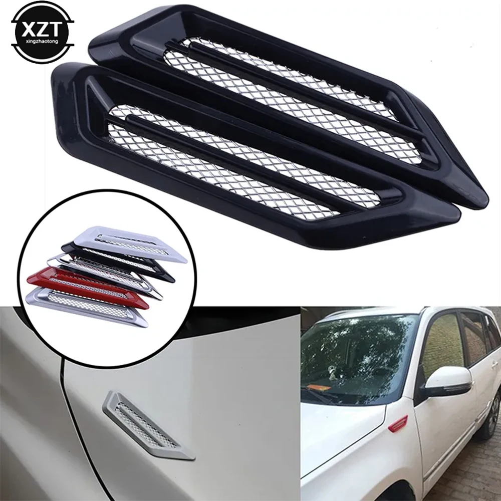 Car-Side-Wing-Cover-Shark-Gill-Shape-Fender-Vent-Air-Flow-Spoiler ...