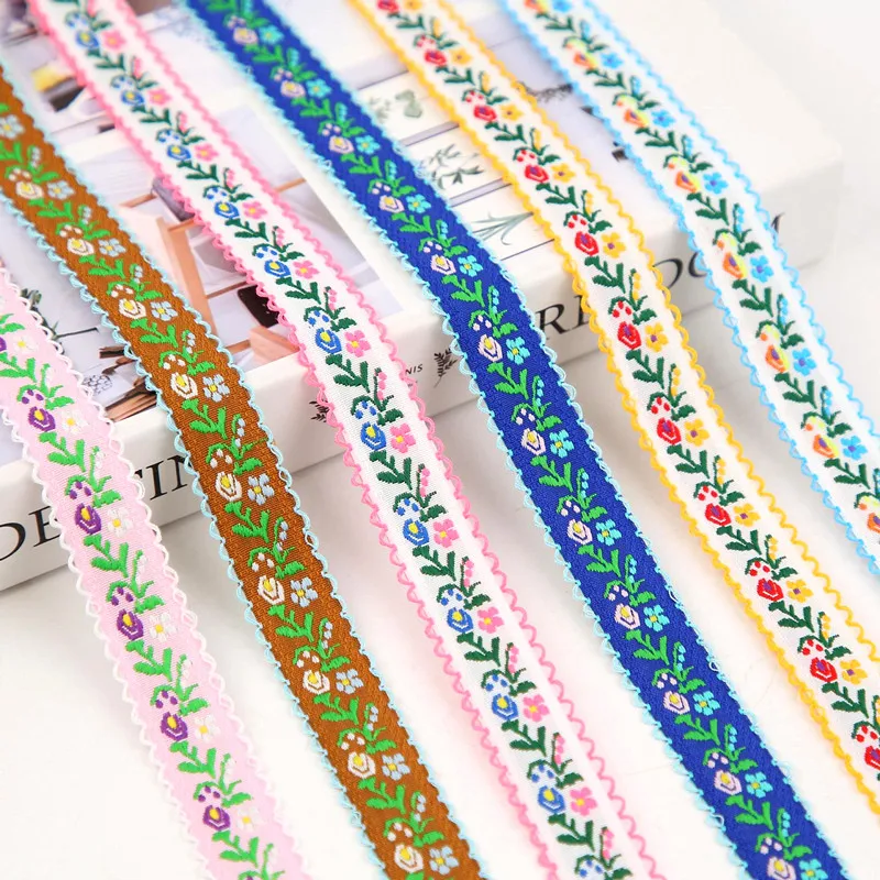 20MM-5Yards-100-Cotton-Korean-Pastoral-Floral-Flower-Ribbons-Fresh ...