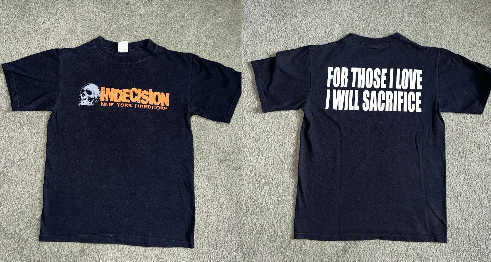 Indecision Band For Those I Love I Will Sacrifice T Shirt Full Size S ...