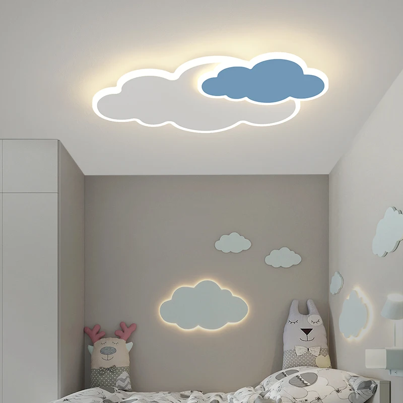 L-mpara-Led-de-nubes-para-decoraci-n-de-dormitorio-candelabros-n-rdicos ...