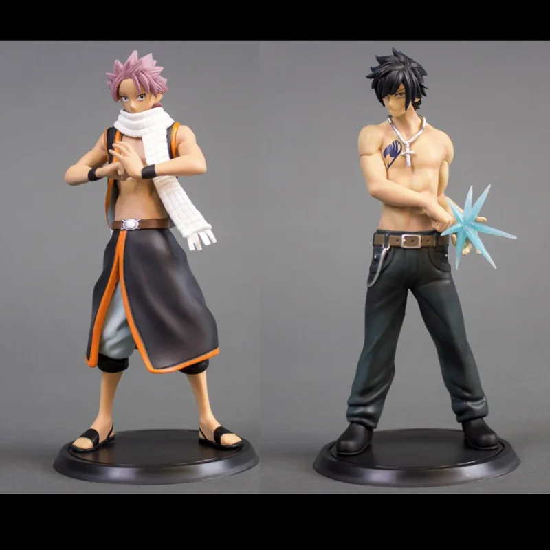 13cm Anime Fairy Tail SC Seriesfigure Lucy Gray Erza Natsu Action ...