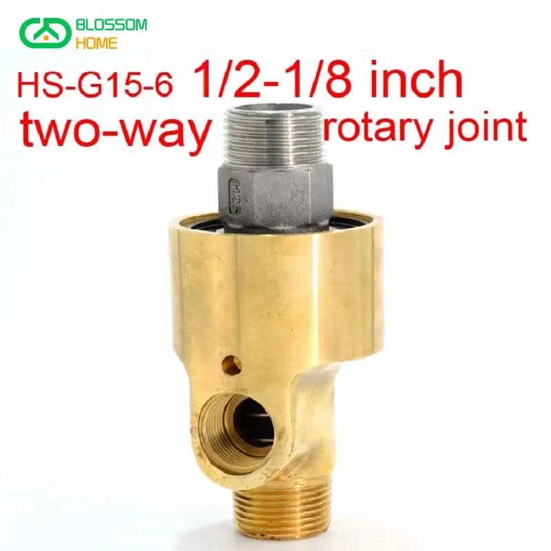 DN15 to DN6 1/2-1/8 inch 2 way rotating joint two direction rotary ...