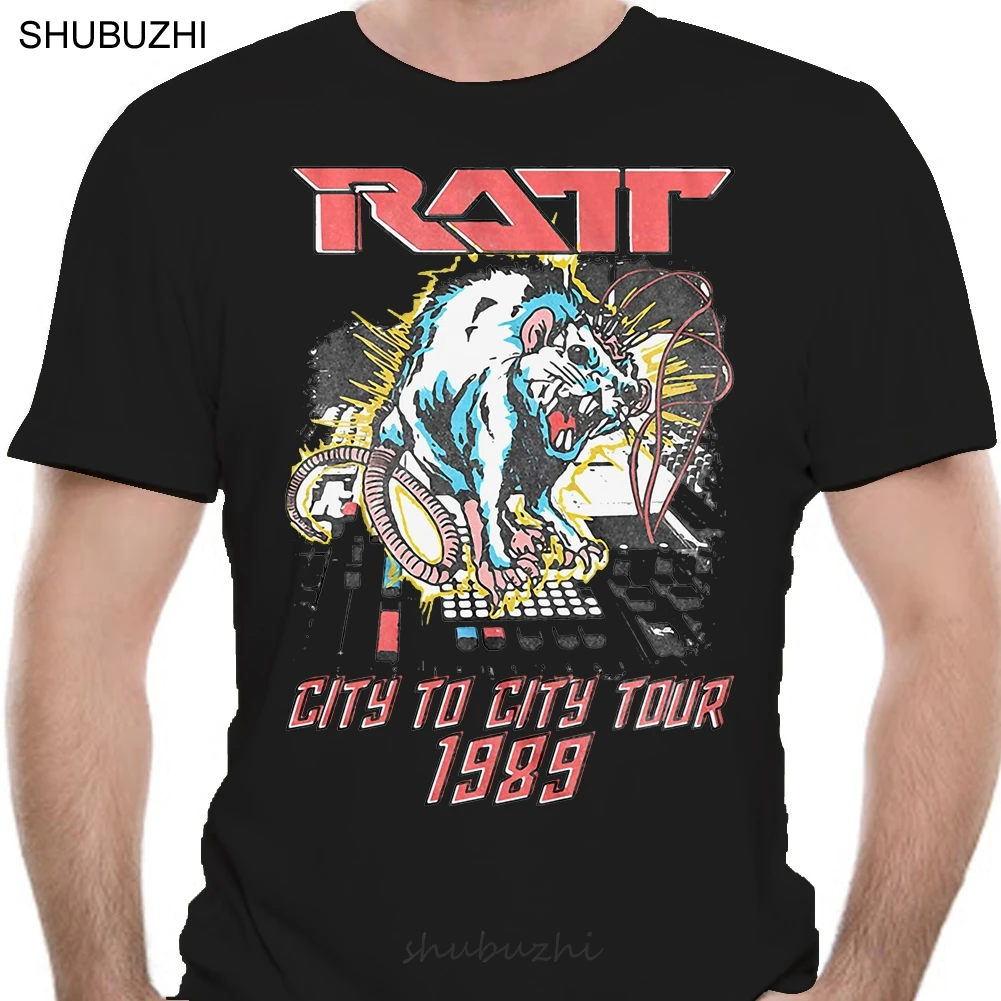 Ratt 80s Band Rat On Studio Music Controller Adult T Shirt Heavy Metal ...