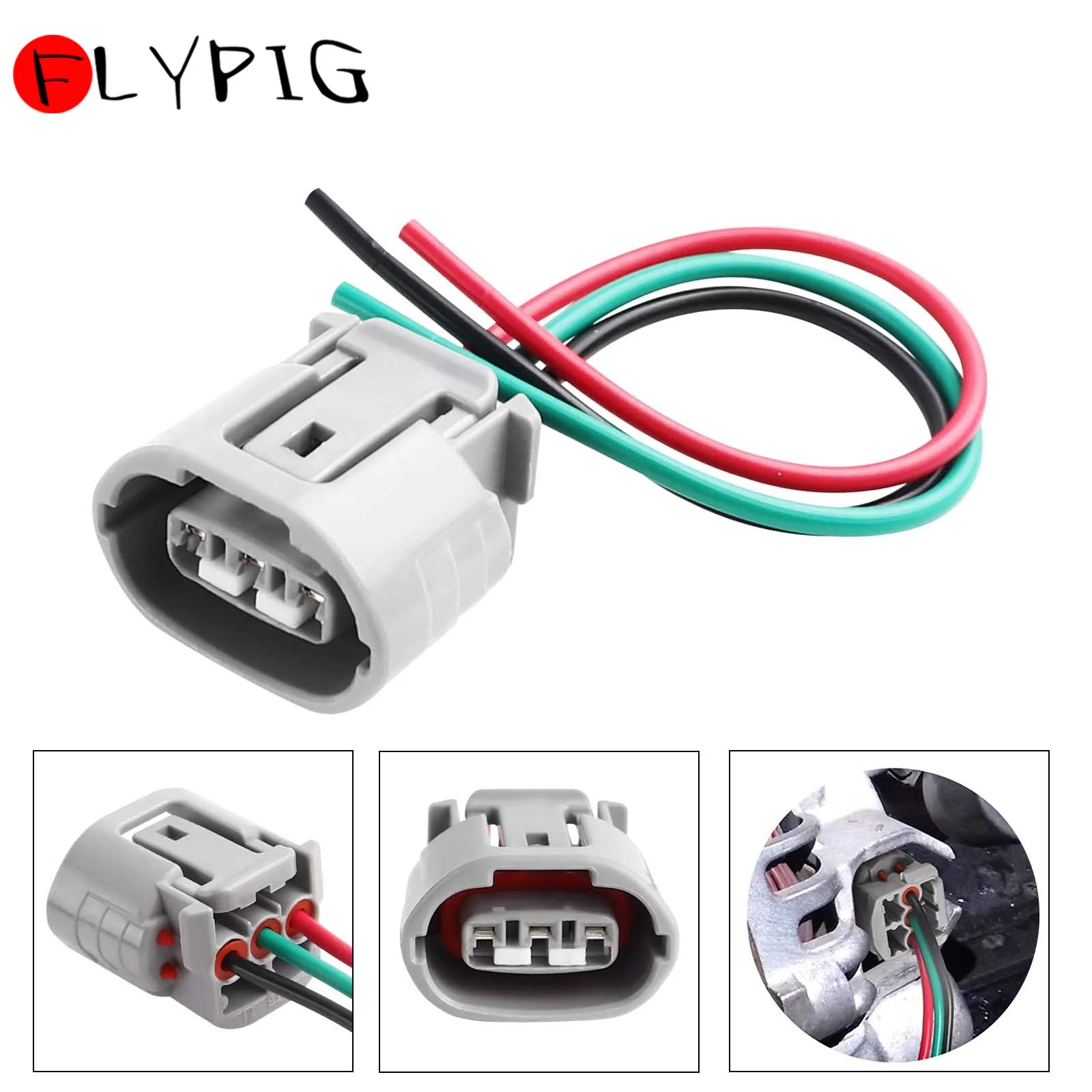 3 Pins Auto Regulator Plug 3 Draad Dynamo Lood Plug Denso Regelaar Plug ...
