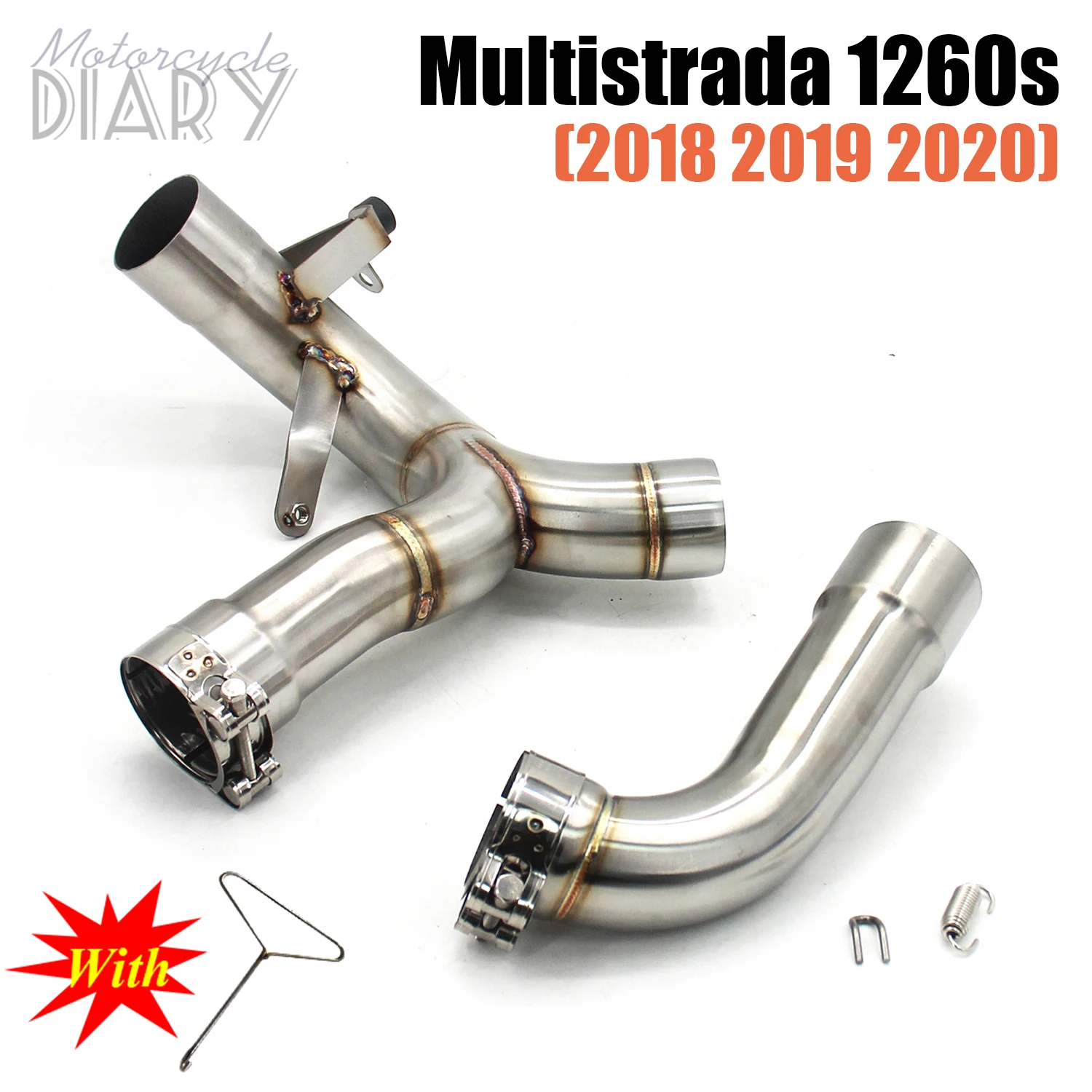 For-Ducati-Multistrad-MTS-1260-S-1260S-2018-2019-2020-Escape-Moto ...
