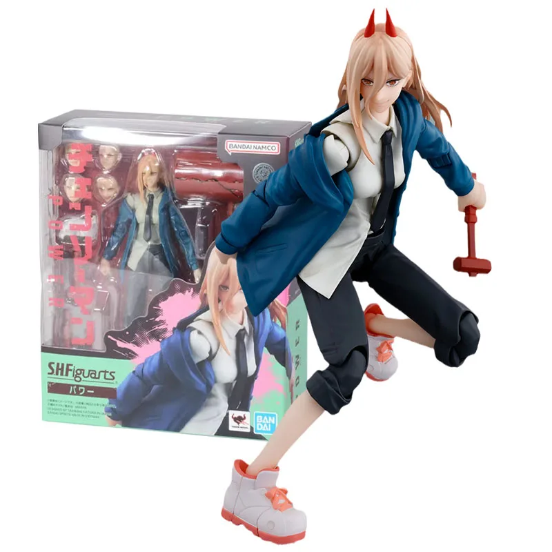 In-Stock-Bandai-Genuine-Chainsaw-Man-Model-Kit-Anime-Figure-SHF-Power ...