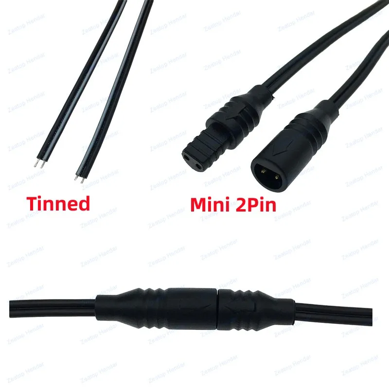 Flat 2 Pin Wire Connectors 8pin Connector 2.54mm Flat Ribbon Cable