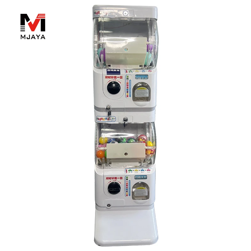 White Toy Capsule Ball Standing Vending Machine Bouncing Balls Gashapon ...
