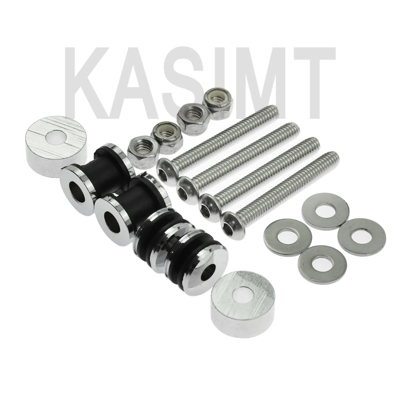 KASIMT Motorcycle Sissy Bar Docking Hardware Kit for Harley Touring ...