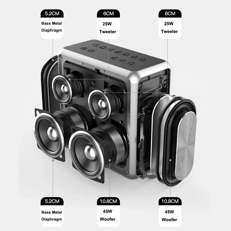 King Max 140W Outdoor Stage Audio High Power Home Theater Subwoofers ...