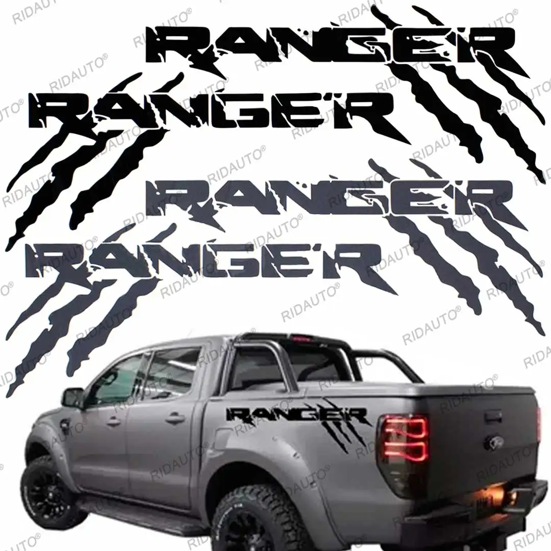 Car-Body-Side-Sticker-For-Ford-Ranger-Raptor-XLT-XL-Lariat-T6-T9-Trim ...