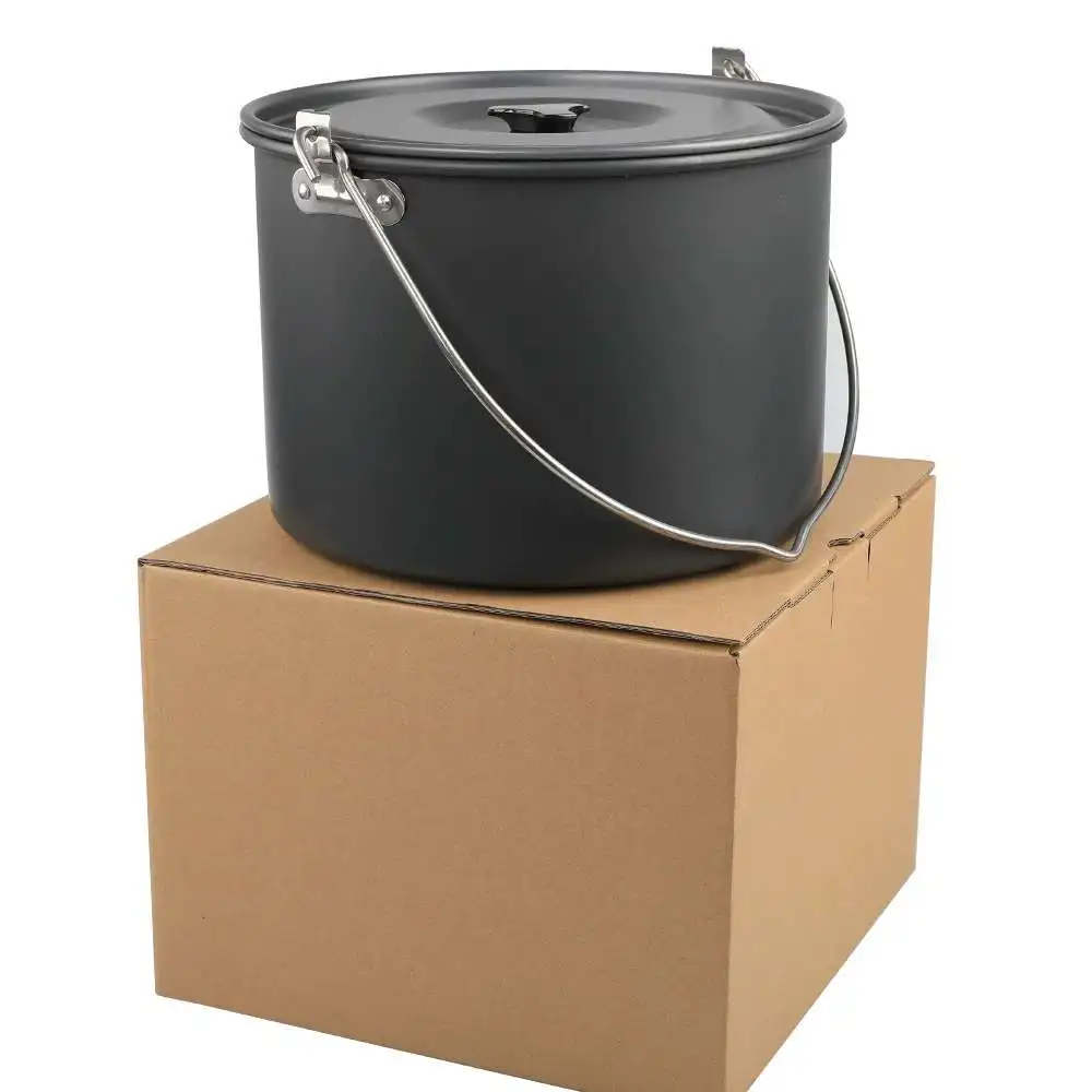 8L-Large-Capacity-Camping-Hanging-Pot-Outdoor-Picnic-Cooking-Aluminum ...