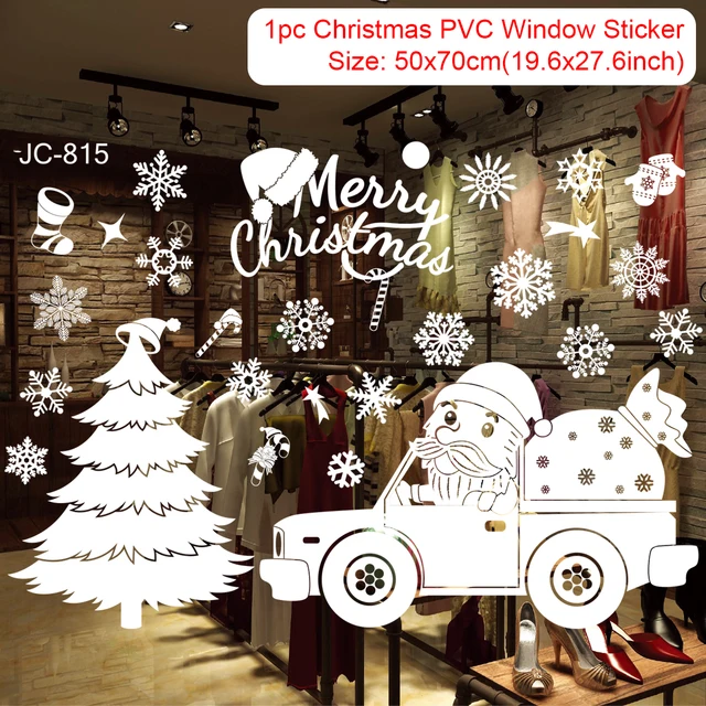 Christmas Window Sticker Merry Christmas Decorations For Home 2023 ...