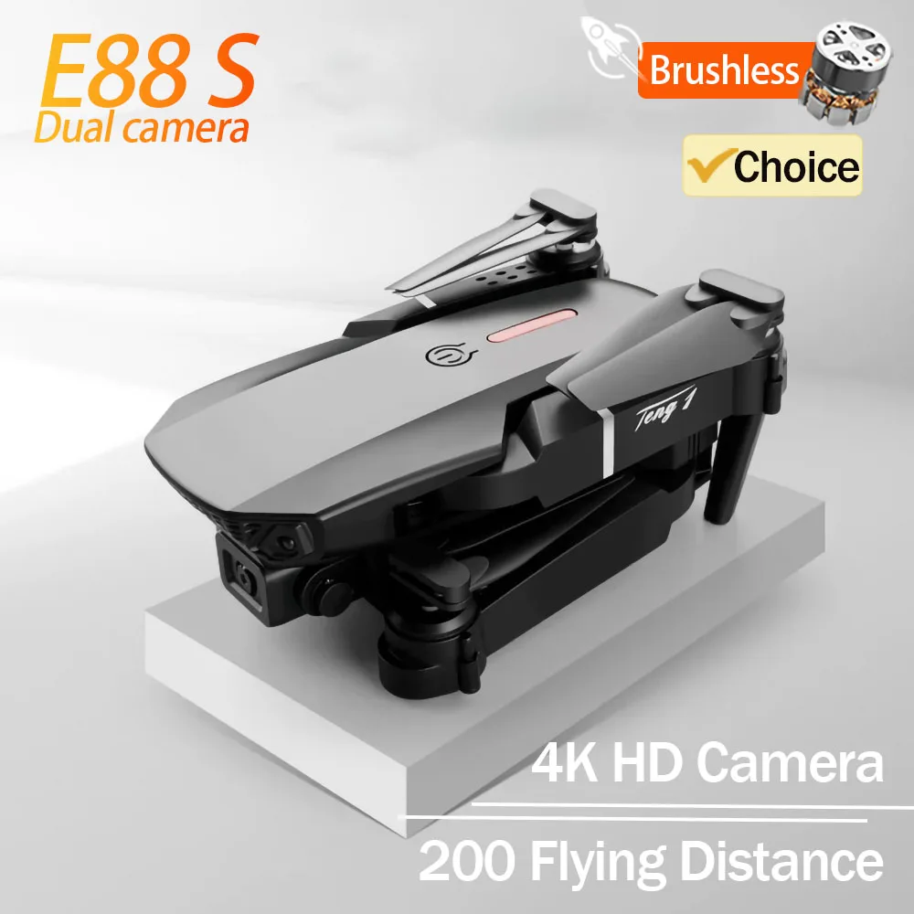 E88S-Brushless-Obstacle-Avoidance-Drone-4K-Optical-Streaming-Quadcopter ...