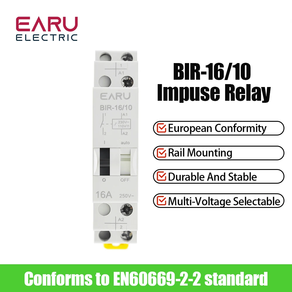 Dual-Voltage-Impulse-Relay-16A-AC-DC-12V-24V-220V-Household-Electric ...