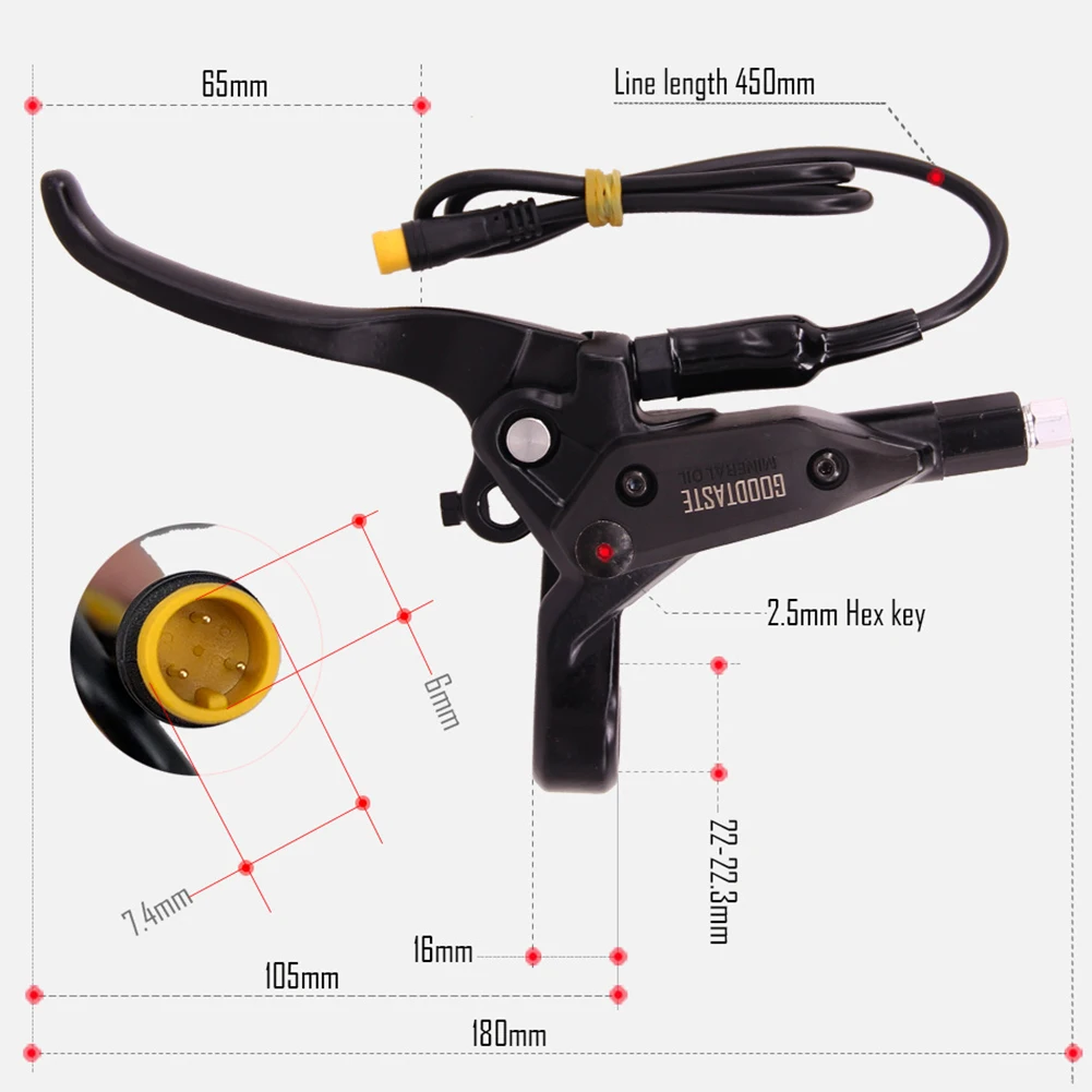 Waterproof-Connector-EBike-Brake-Sensor-Electric-Bike-Brake-Sensor ...