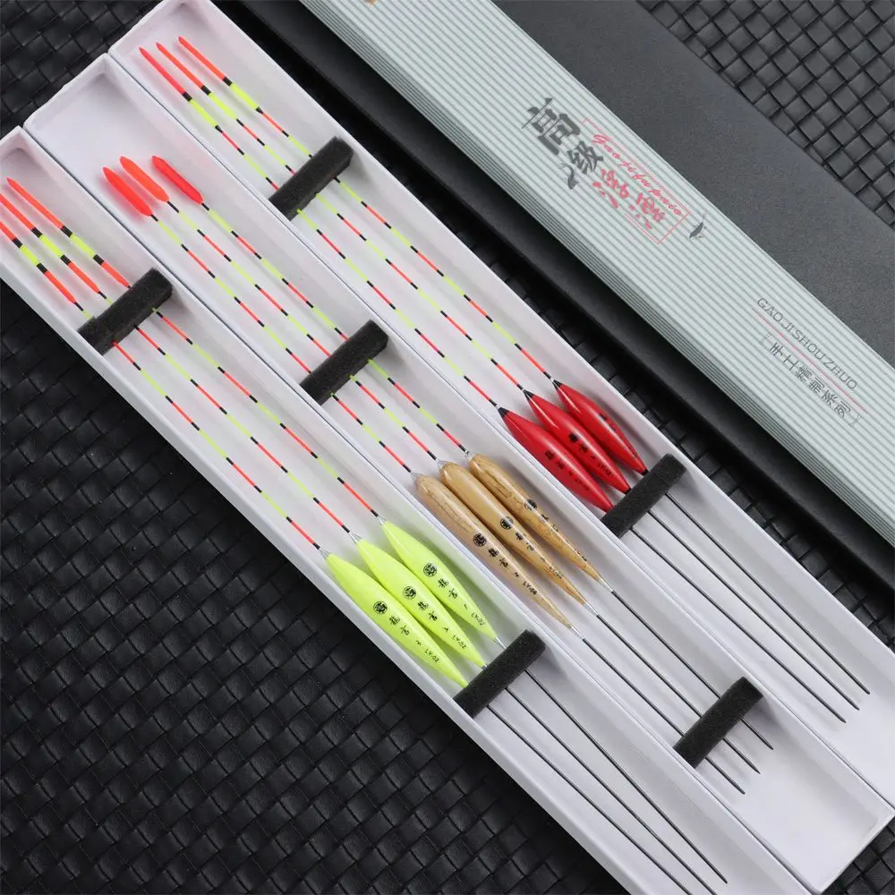 3 Pcs/ Carp Barr Fir Float Material Fishing Float Sensitive Fishing ...