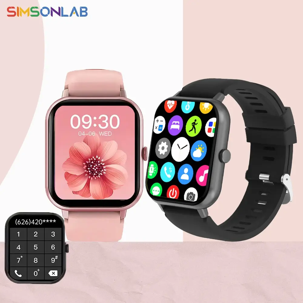 Reloj-inteligente-para-hombre-y-mujer-pulsera-con-Control-de-m-sica ...
