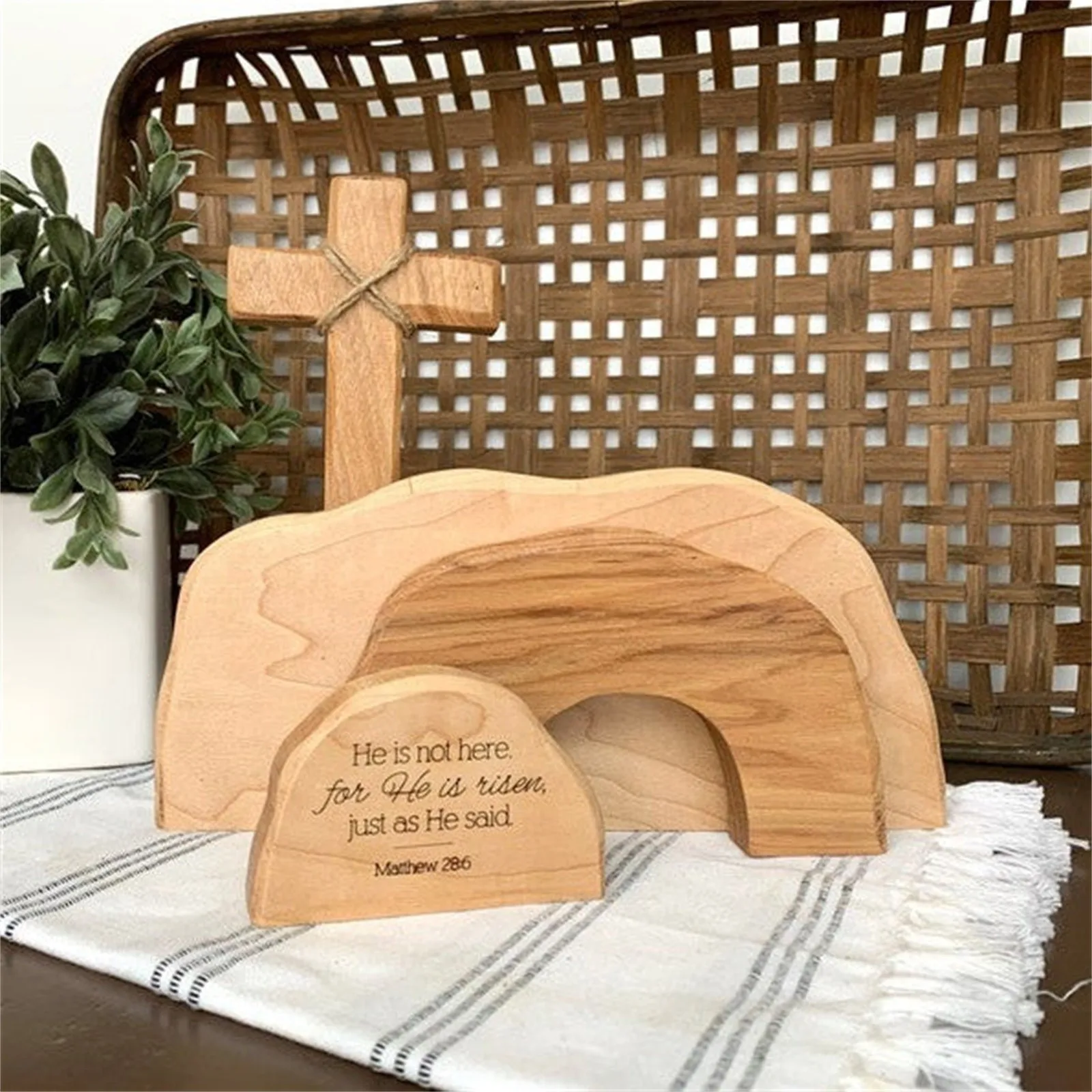 Wooden Manger Cradle