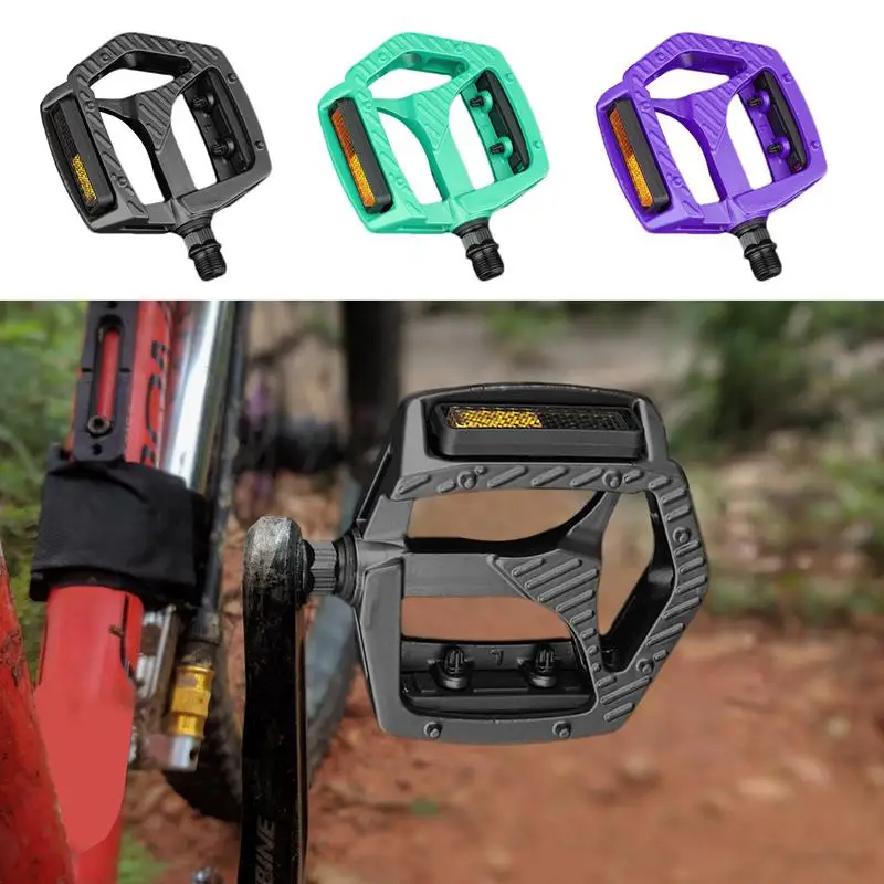 Road-Bike-Pedals-Bike-Flat-Pedal-Footrest-Bike-Footboard-Bicycle-Pedal ...