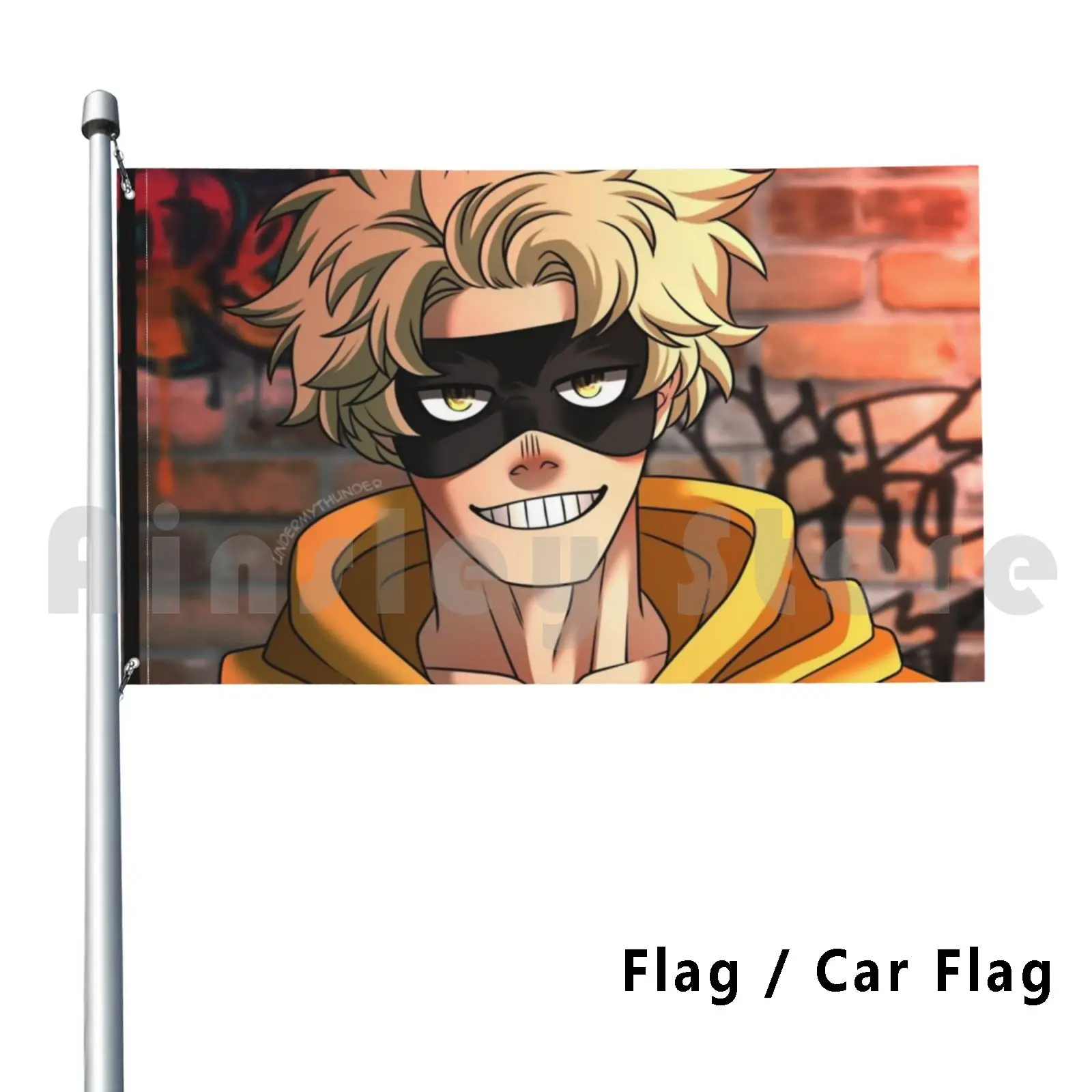 Flag-Car-Flag-Fatgum-Hat-Mha-Bnha-Boku-No-Hero-Academia-Kacchan-Bakugou ...