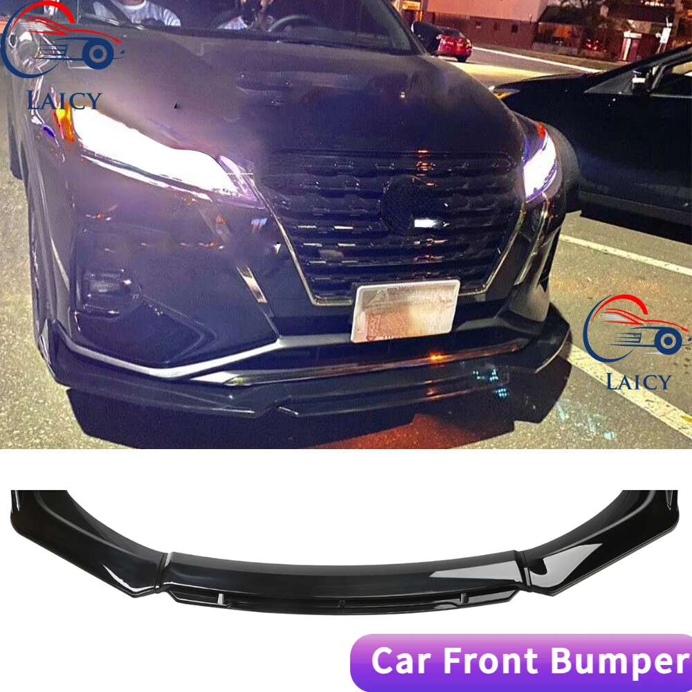 LAICY-For-Nissan-Kicks-2017-21-Front-Bumper-Lip-Chin-Spoiler-Splitter ...