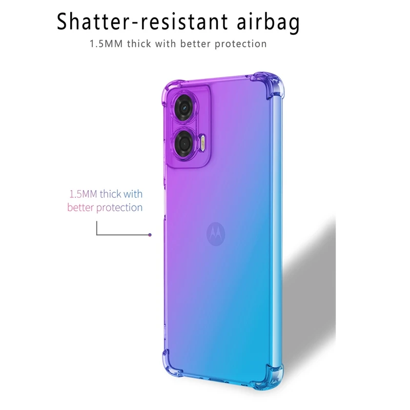 Shockproof Gradient TPU Protective Case - Impact Resistant Stylish ...