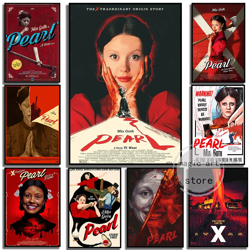The-Poster-X-Prequel-Pearl-Horror-Movie-Pearl-Mia-Goth-Is-Pearl-Print ...