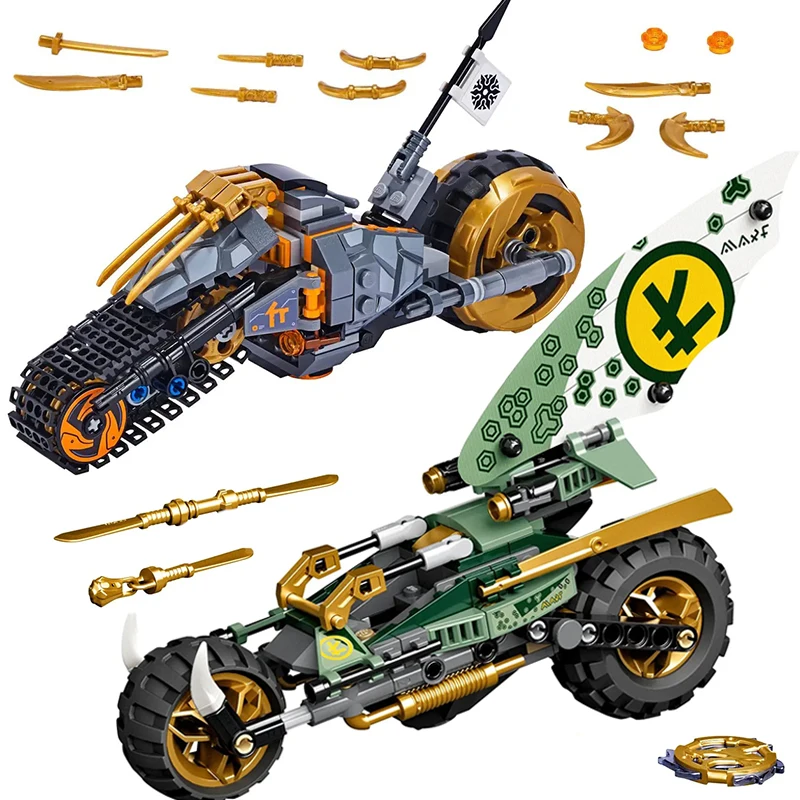 Technica-Ninja-Swordsman-Jungle-Chopper-Bike-70672-Building-Blocks-Off ...